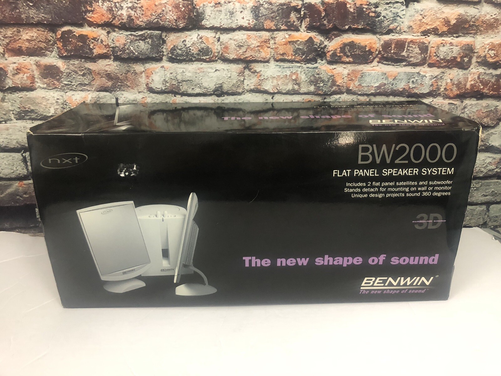 Benwin BW2000 Flat Panel Speaker System NXT Technology 6W (RMS) | eBay