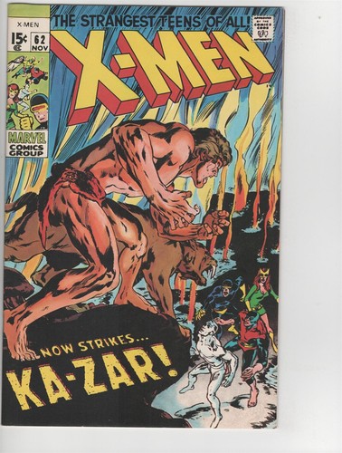 Uncanny X-Men #62 VF- JC Penney Reprint Stridex Ka-Zar Neal Adams Roy ...