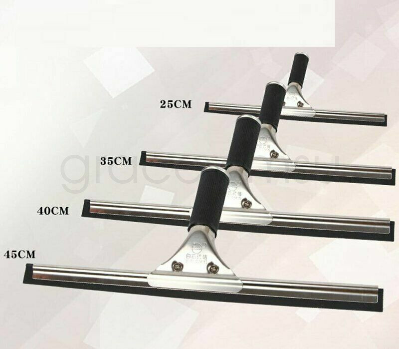 Professional 25 45cm Window Squeegee Glass Cleaner Applicator Rubber ...