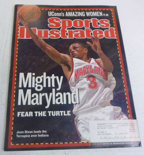 Sports Illustrated Magazine April 8, 2002 Juan Dixon | eBay