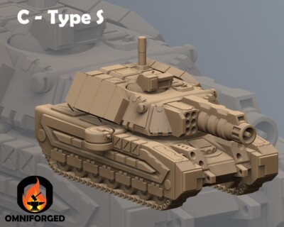 Rommelo Heavy Tank Mini Vehicle MWO Mech Miniature Compatible with ...