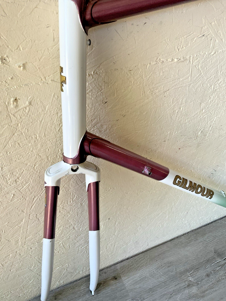 ANDY GILMOUR FRAME AND FORK 62 CM COLUMBUS SPX CAMPAGNOLO DROPS 128 ...