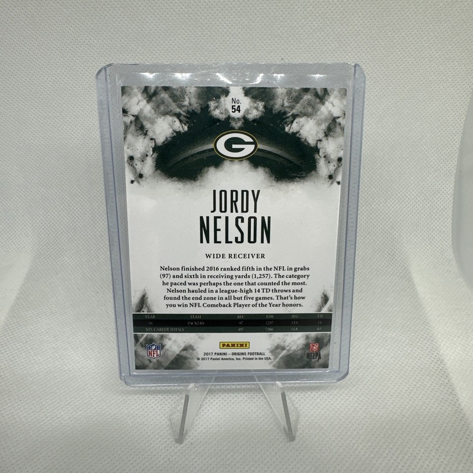 2017 Panini Origins Football Teal #54 Jordy Nelson 04/60 | eBay