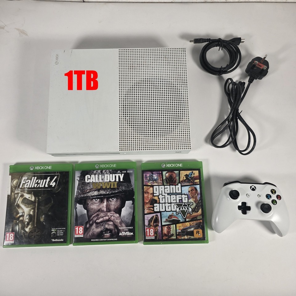 Xbox One S Slim Console 500GB 1TB Bundle Choose Your Set Up PAL Tested ...