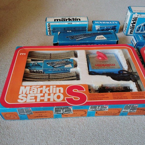 Märklin Ho Scale Train Set Starter Model Railway Electric Locomotive ...