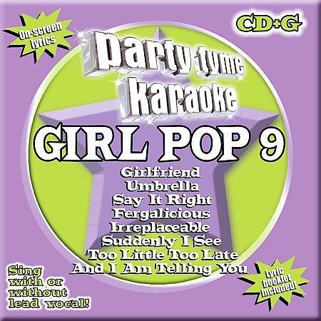 Party Tyme Karaoke: Girl Pop, Vol. 9 by Sybersound (CD, Oct-2007 ...