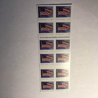 U.S. stamp Booklet Of 20 Forever Stamps SC 5344a 2019 Flag PL P2222 MNH ...
