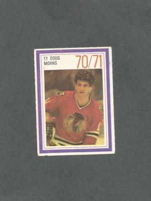 1970-71 Esso Hockey Stamp Doug Mohns Chicago Black Hawks | eBay