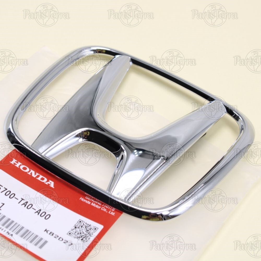 75700TA0A00 Genuine HONDA ACCORD CR-V Front Grille Chrome Badge Emblem ...