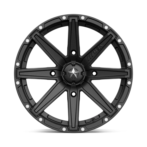 MSA Clutch M33 Black UTV / ATV Wheels, 16x7, 4x137, 10 mm/4+3, M33 ...