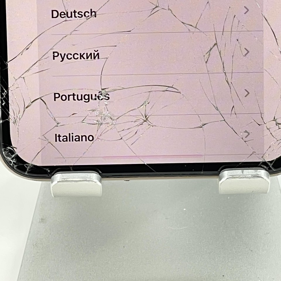 Apple iPhone 11 Pro Max Gold 256GB Unlocked - Cracked Screen/Bad face ...