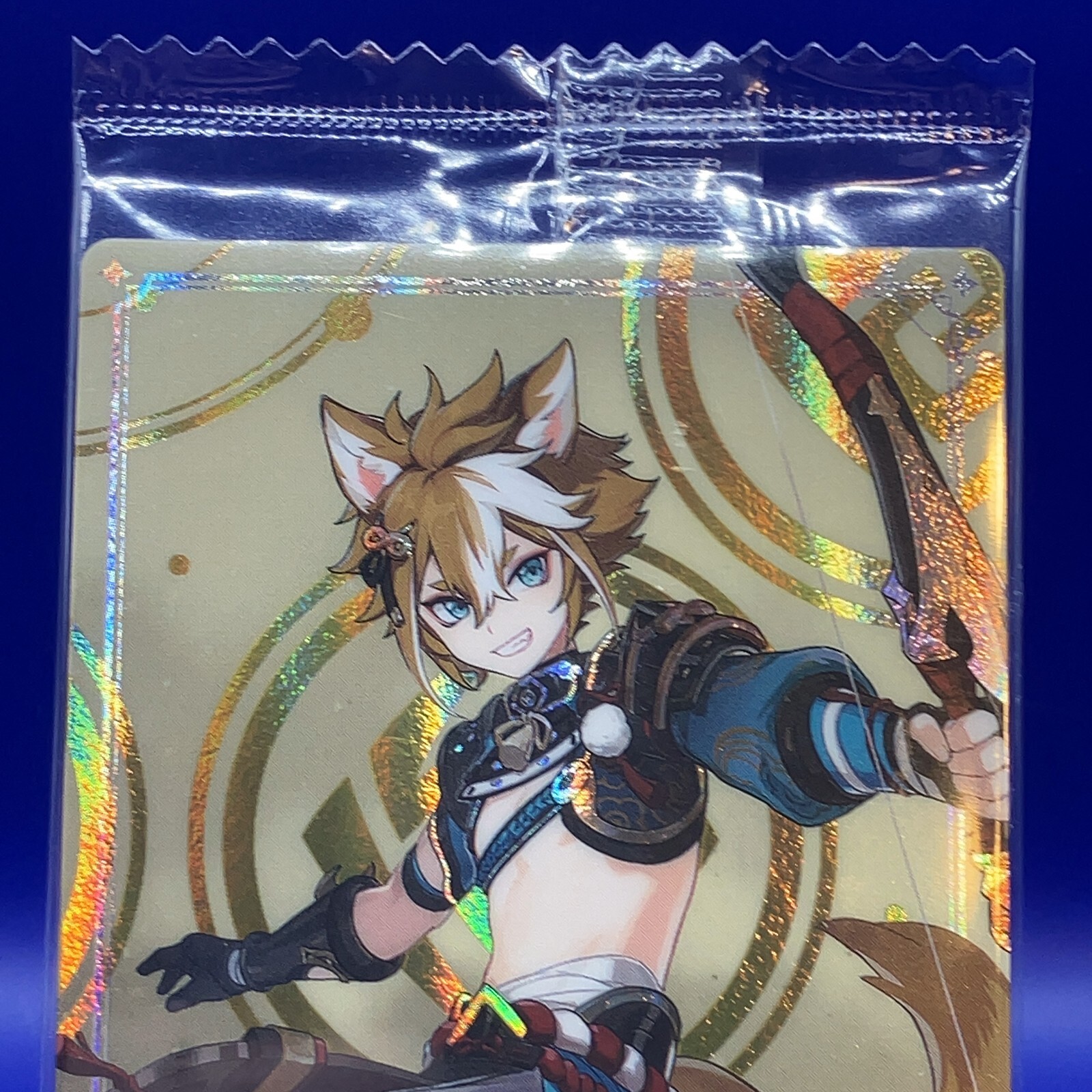 Gorou Genshin Impact Wafer Card Holo Unopened miHoYo BANDAI TCG ...