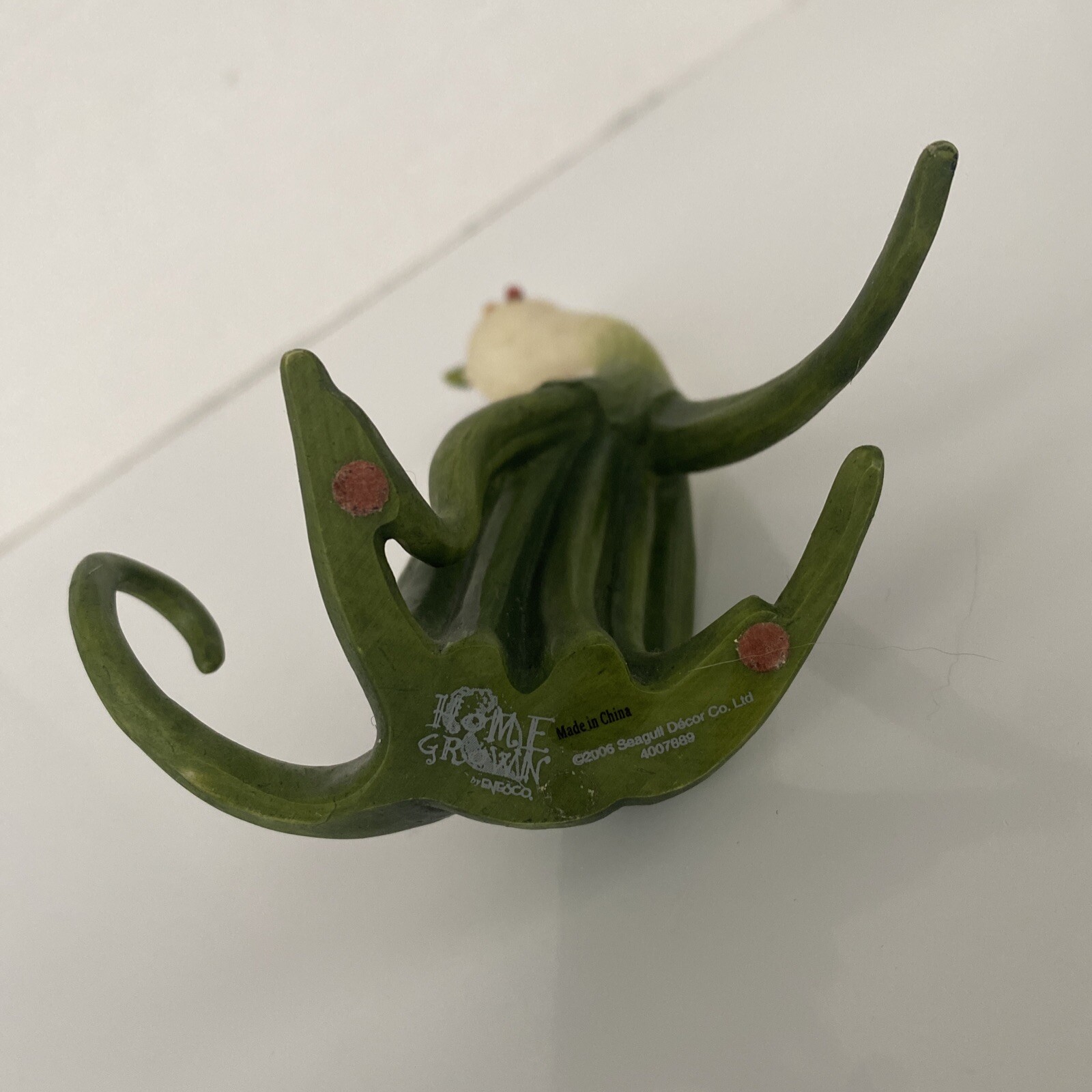 Enesco Home Grown Statue Green Onion Cat Leek Figurine Fruit Vegetable ...