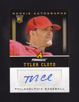 2013 Pinnacle Tyler Cloyd Autograph Rookie #TY Philadelphia Phillies | eBay