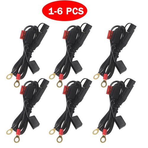 2FT Battery Terminal Ring Sae Connector Harness Charger Cable Extension ...