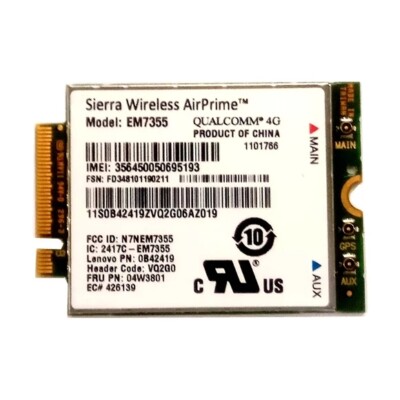 Sierra Wireless AirPrime MC7355 4G LTE/HSPA+ GPS 100Mbps card | eBay