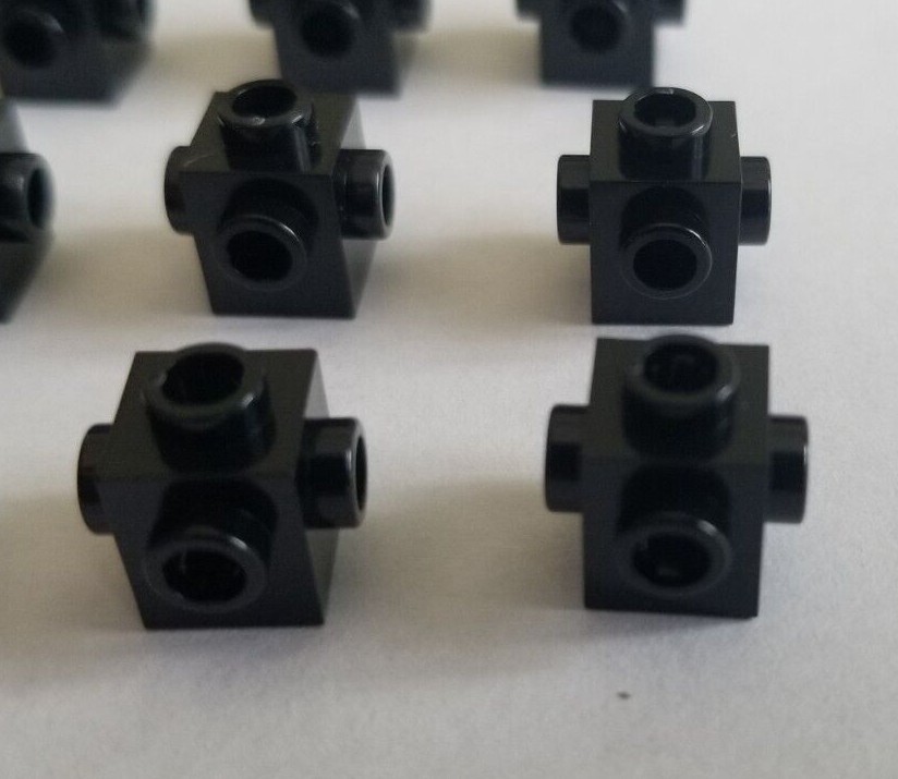 New Lego Lot of 20 Black Bricks 1x1 with 4 Side Studs | eBay