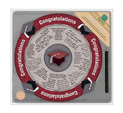 Graduation 12" Signature Plate Ceramic Marker and Display Easel ...