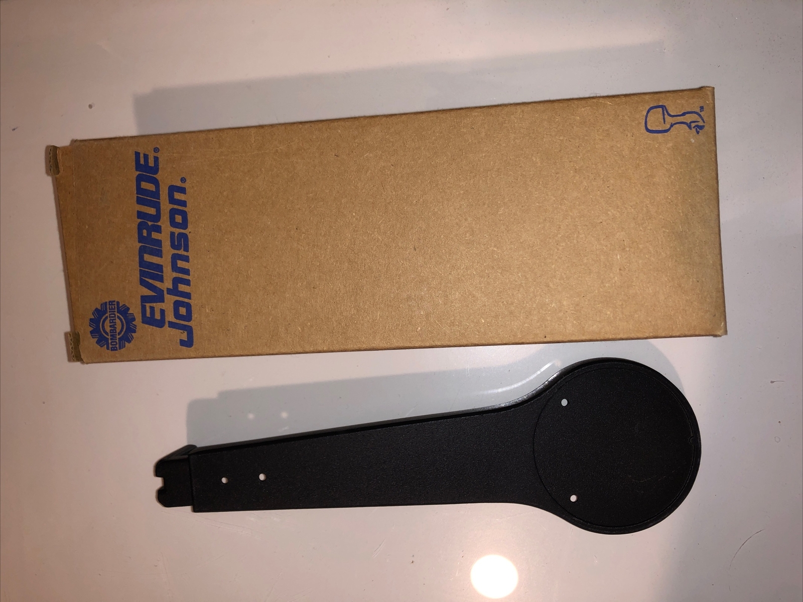127055 NEW GENUINE OEM BRP JOHNSON EVINRUDE OUTBOARD CONTROL BOX HANDLE ...
