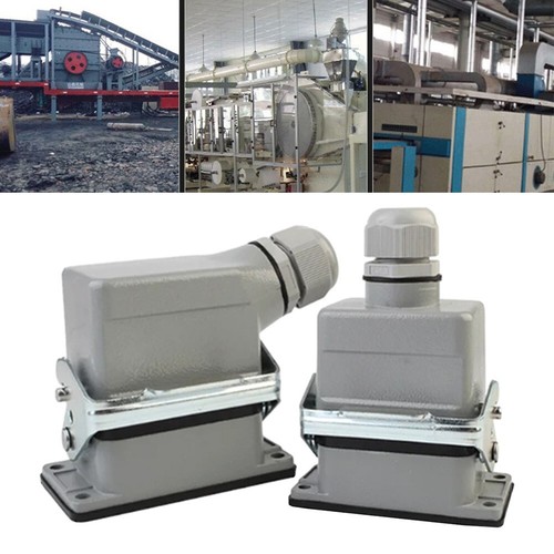 Industrial Rectangular Connector with 6 Cores Heavy Duty 6 Pin ...