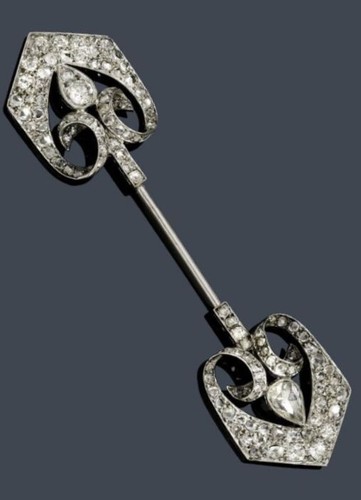 White Lapel Pins Vintage Style Handmade 925 Sterling Silver Cubic ...