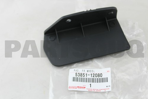 5385112080 Genuine Toyota PAD, FRONT WHEEL OPENING EXTENSION, RH 53851 ...