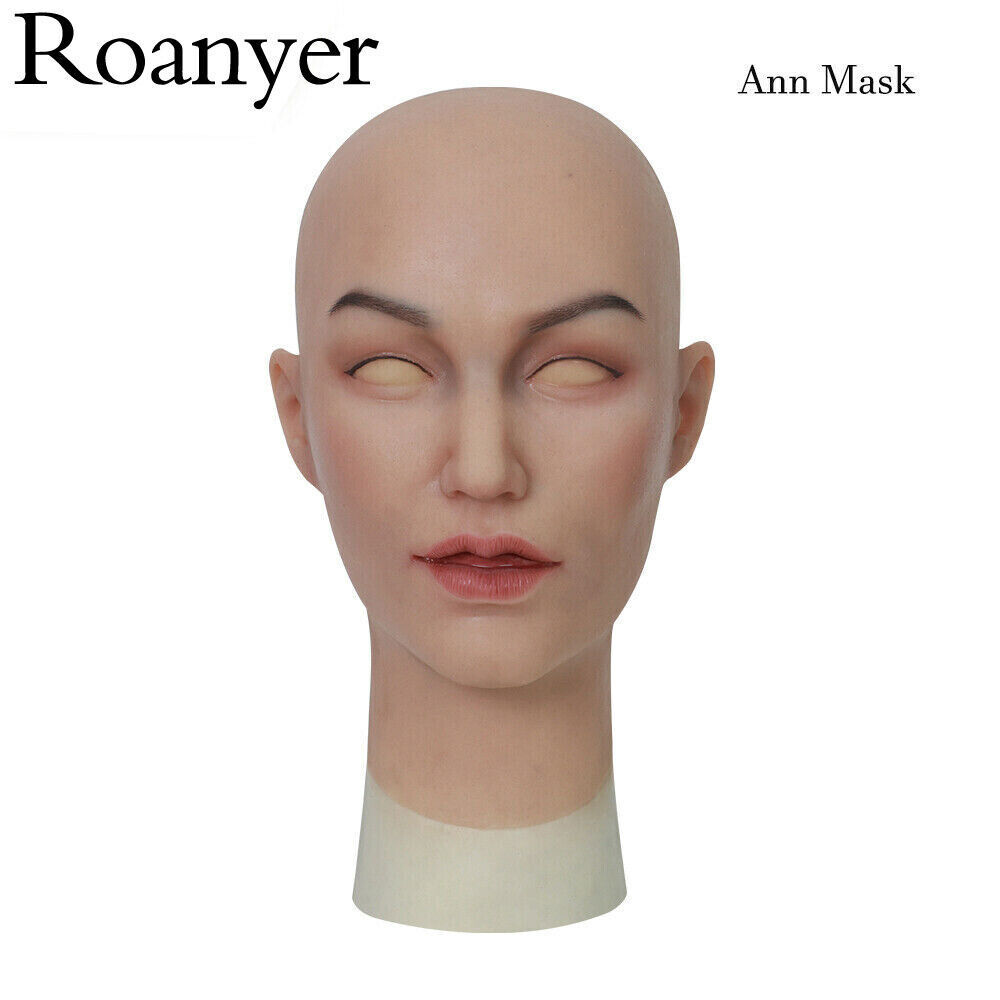 Roanyer Realistic Silicone Female Ann Mask Human Skin for Cosplay ...