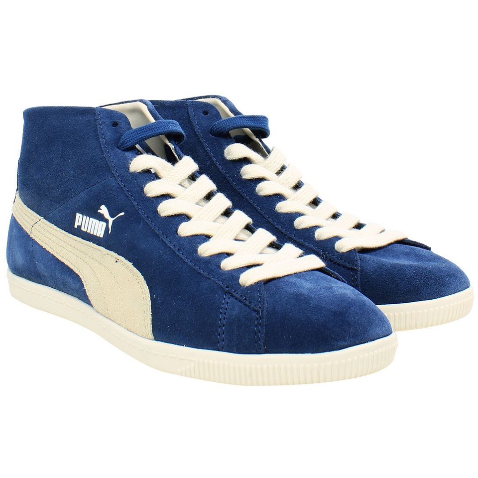 Puma Glyde Mid Mens Navy Trainers | eBay UK