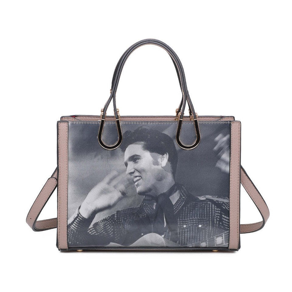 Women's Classic Elvis Presley Shopper Tote Casual Handbag Shoulder ...