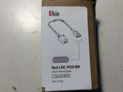 Masimo Red LNC M20-04 LNCS Patient Cable ref 4252 | eBay