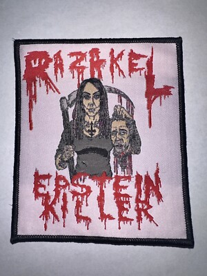 RAZAKEL, EPSTEIN KILLER, BLACK BORDER, 5X4 INCHES, WOVEN PATCH | eBay
