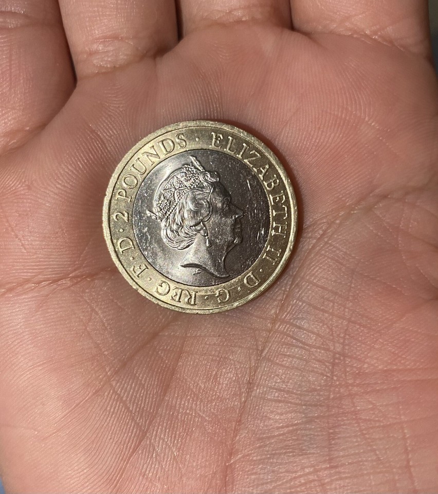 Rare 2 Pound Coin £2 William Shakespeare Macbeth Rose And Skull 2016 ...