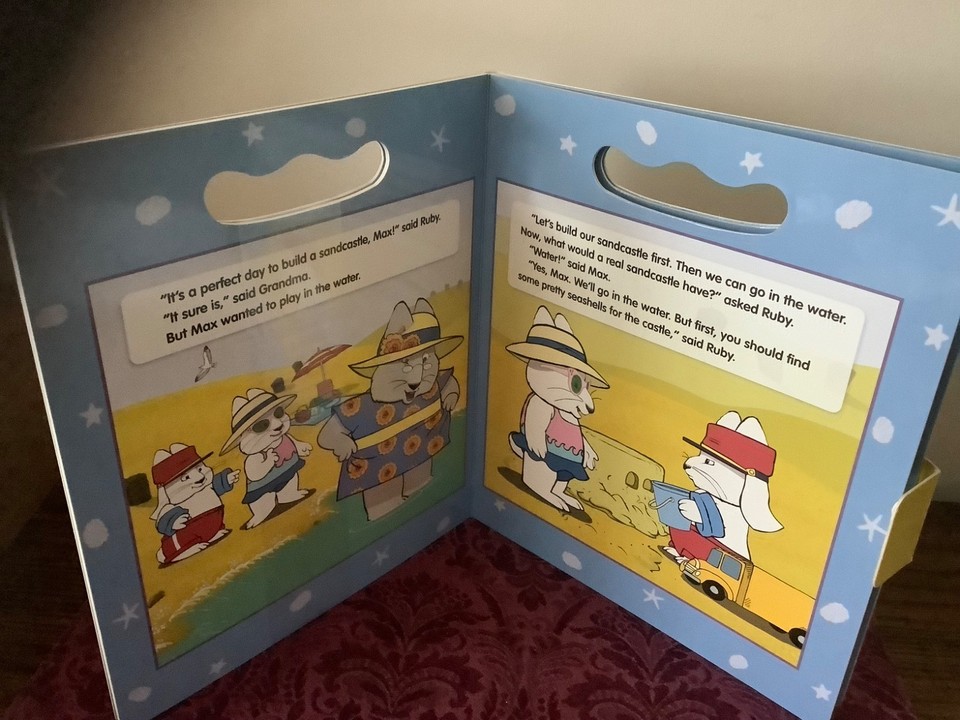 MAX & RUBY - RUBY’S SANDCASTLE A STORYBOOK PUZZLE PACK NEW 2008 ...