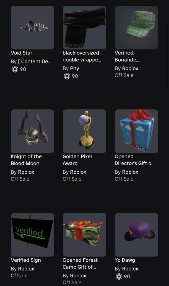 Stacked 2009 Roblox With Rare Offsales | eBay