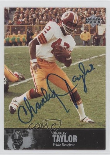 1997 Upper Deck NFL Legends Autographs Charley Taylor #AL-14 Auto HOF ...