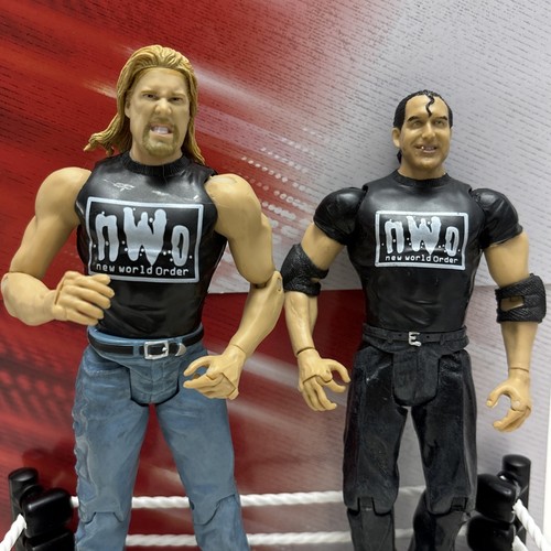 2002 wwe kevin nash Scott Hall Wrestling figures JAKKS nWo Razor Ramon ...