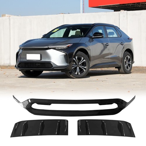 Black Front and Rear Bumper Diffuser Guard Fits For Toyota BZ4X 2023 ...