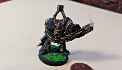 Warhammer 40k Chaos Space Marine Champion miniature pro painted metal ...