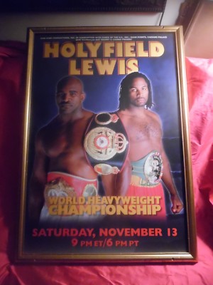 Holyfield/Lewis World Championship Poster, 1999 | eBay