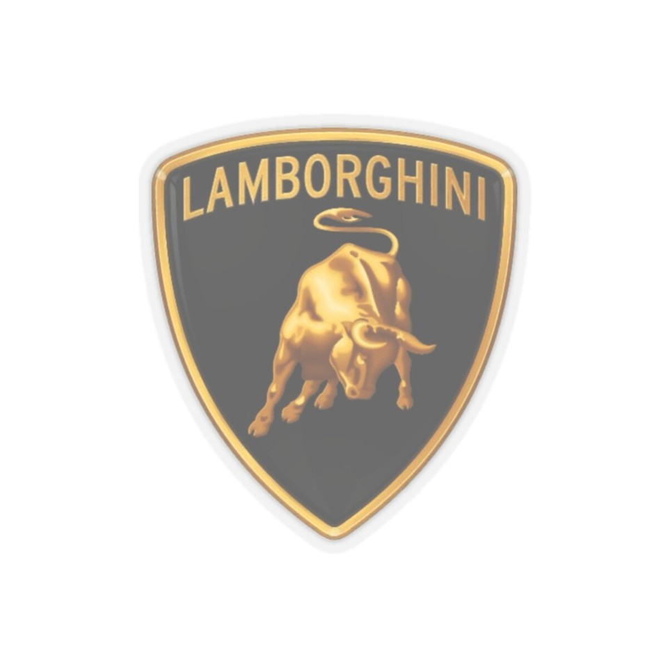 Lambo Luxury vehicle illustration artwork design logo Kiss-Cut Sticker ...
