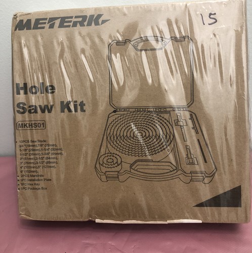 Hole Saw Set, Meterk 17 Pcs Hole Saw Kit with 13Pcs Saw Blades-new | eBay