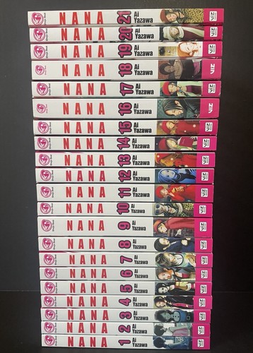 Nana Manga Volumes 1-21 Brand New Complete Set English Authentic Viz ...