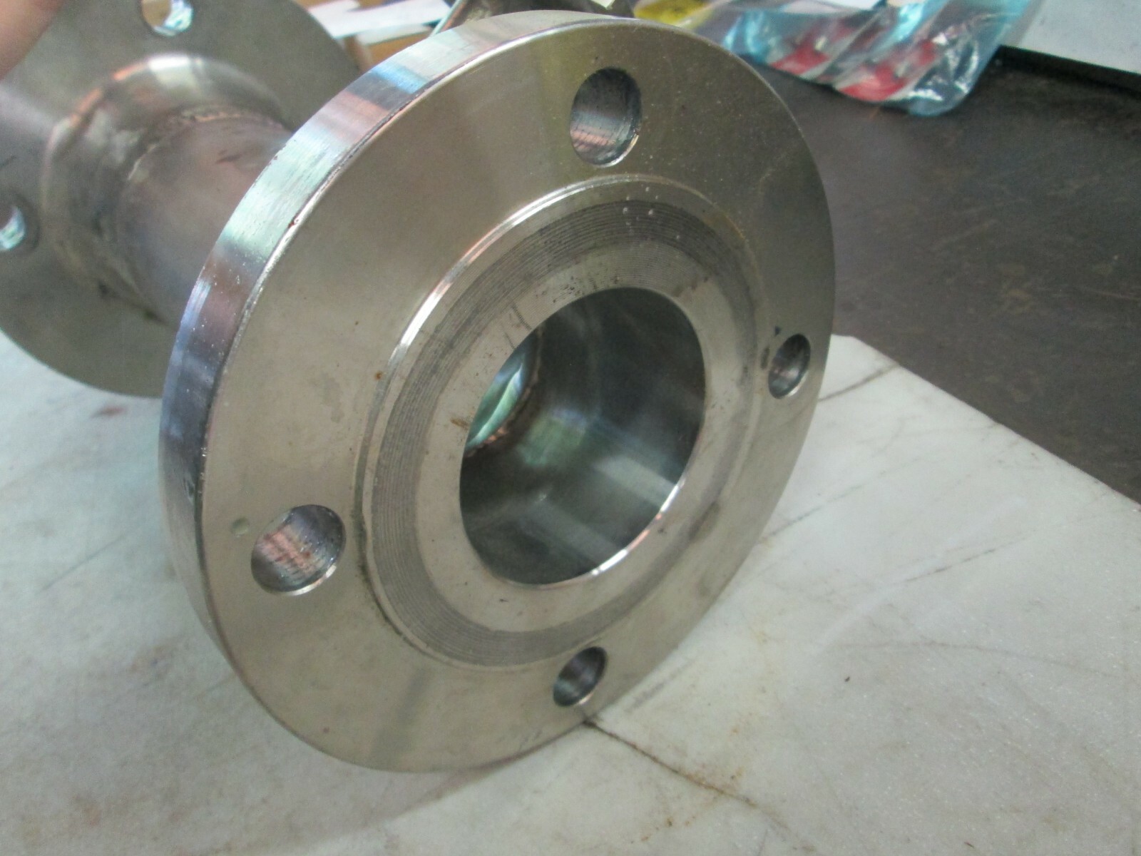 S/S Spool 3" Flange x 3/4" Flange 304 S/S 150# Flanges 11-3/8" F-F (New ...