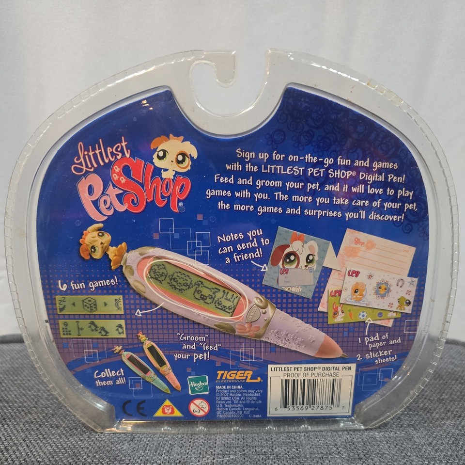 Littlest Pet Shop Pocket Virtual Digital Pen Hasbro 2007 NOS New | eBay