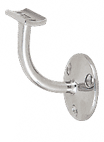 Polished Stainless Del Mar Series Wall Mounted Short Arm Hand Rail ...