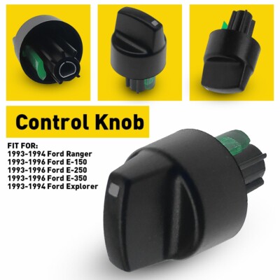 For 93-94 Ford A/C Ranger / Explorer Heater Fan Control Knob / Button ...