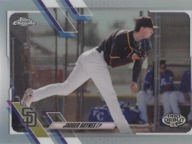 2021 Topps Pro Debut - Chrome Jagger Haynes #PDC-49 Refractor /99 (RC ...