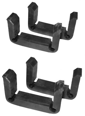 1963-1966 Chevy Truck Radiator Mount Pads 6 Cyl & V8 4PC 63-5000-U & L ...