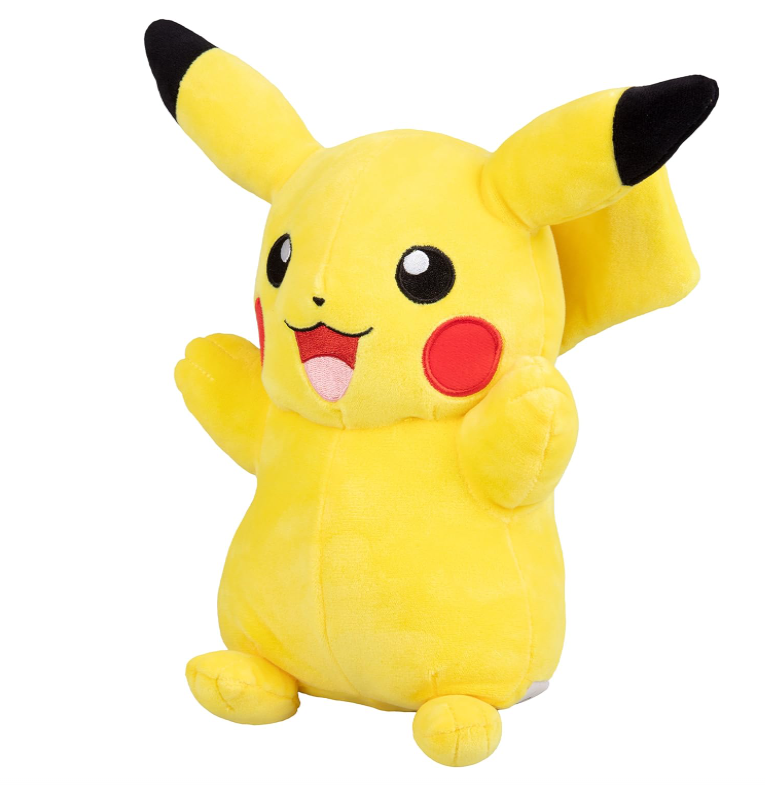 Pokémon 12" Large Pikachu Plush - Officially Licensed - Quality & Soft ...