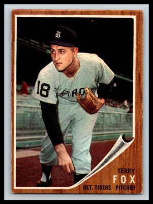 1962 TOPPS BASEBALL # 196 TERRY FOX 24502 | eBay